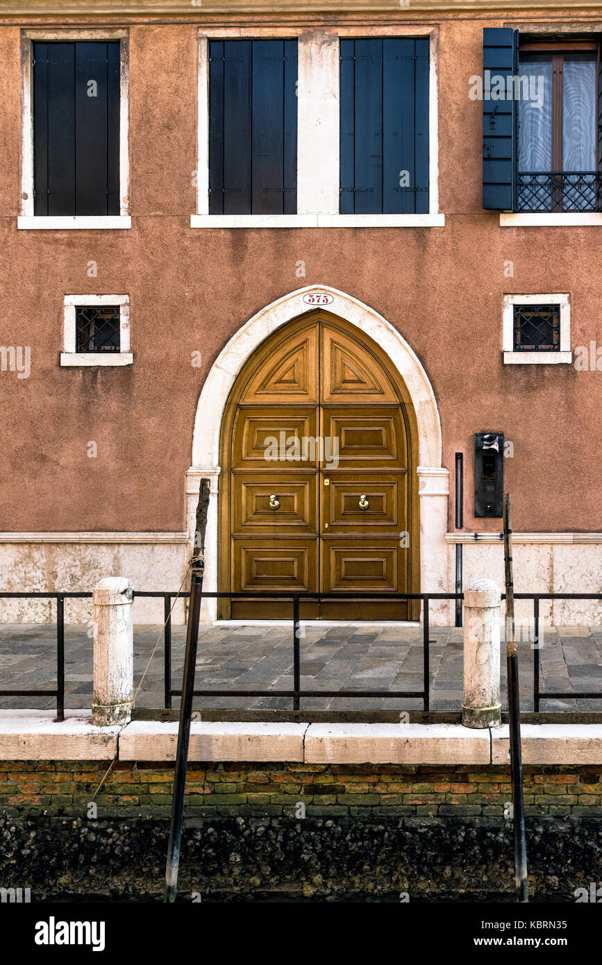 Beautiful doors in Venice in old style, Italy Venice Stock Photo - Alamy