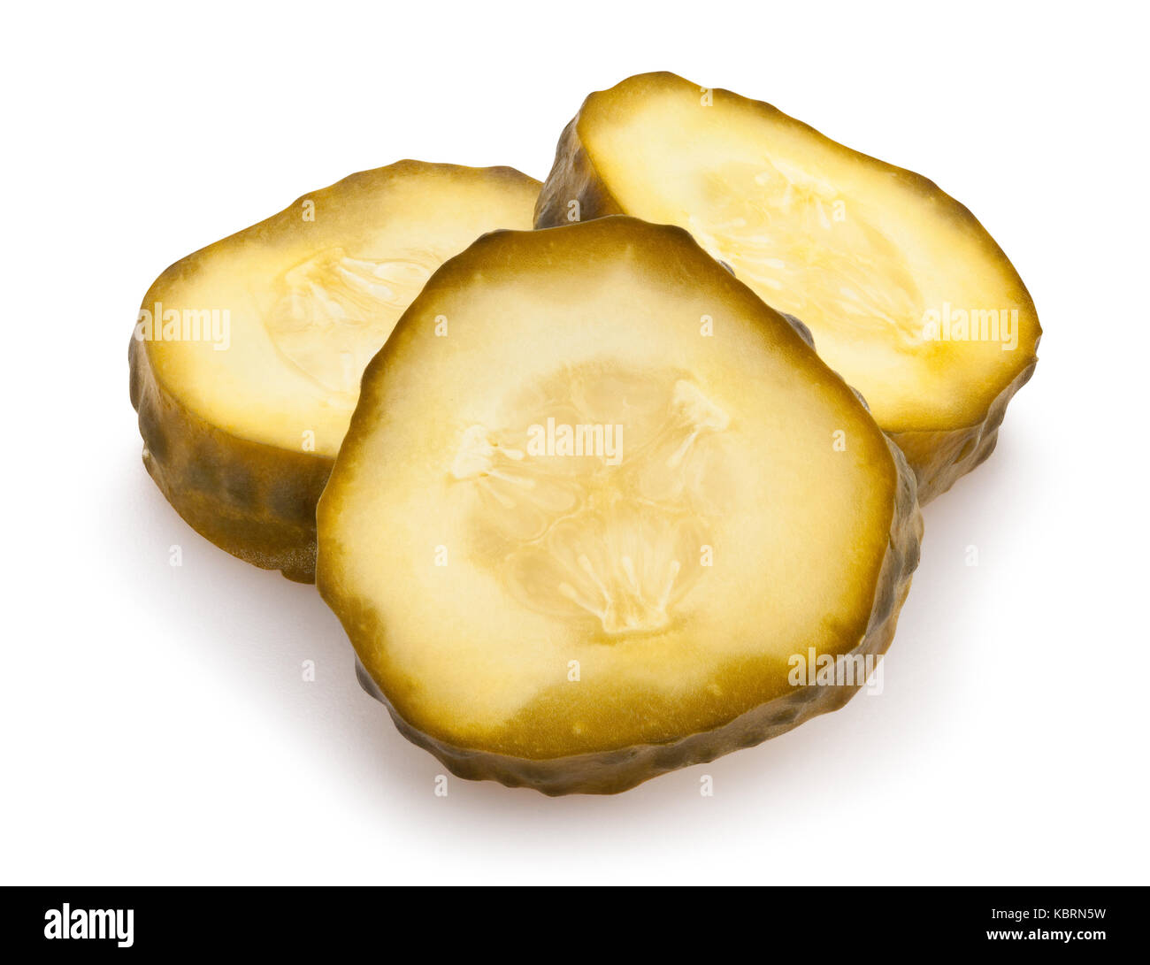 sliced pickle path isolated Stock Photo - Alamy