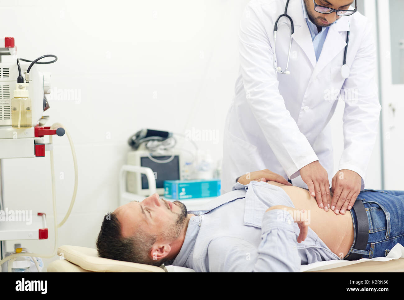 Abdomen palpation hi-res stock photography and images - Alamy
