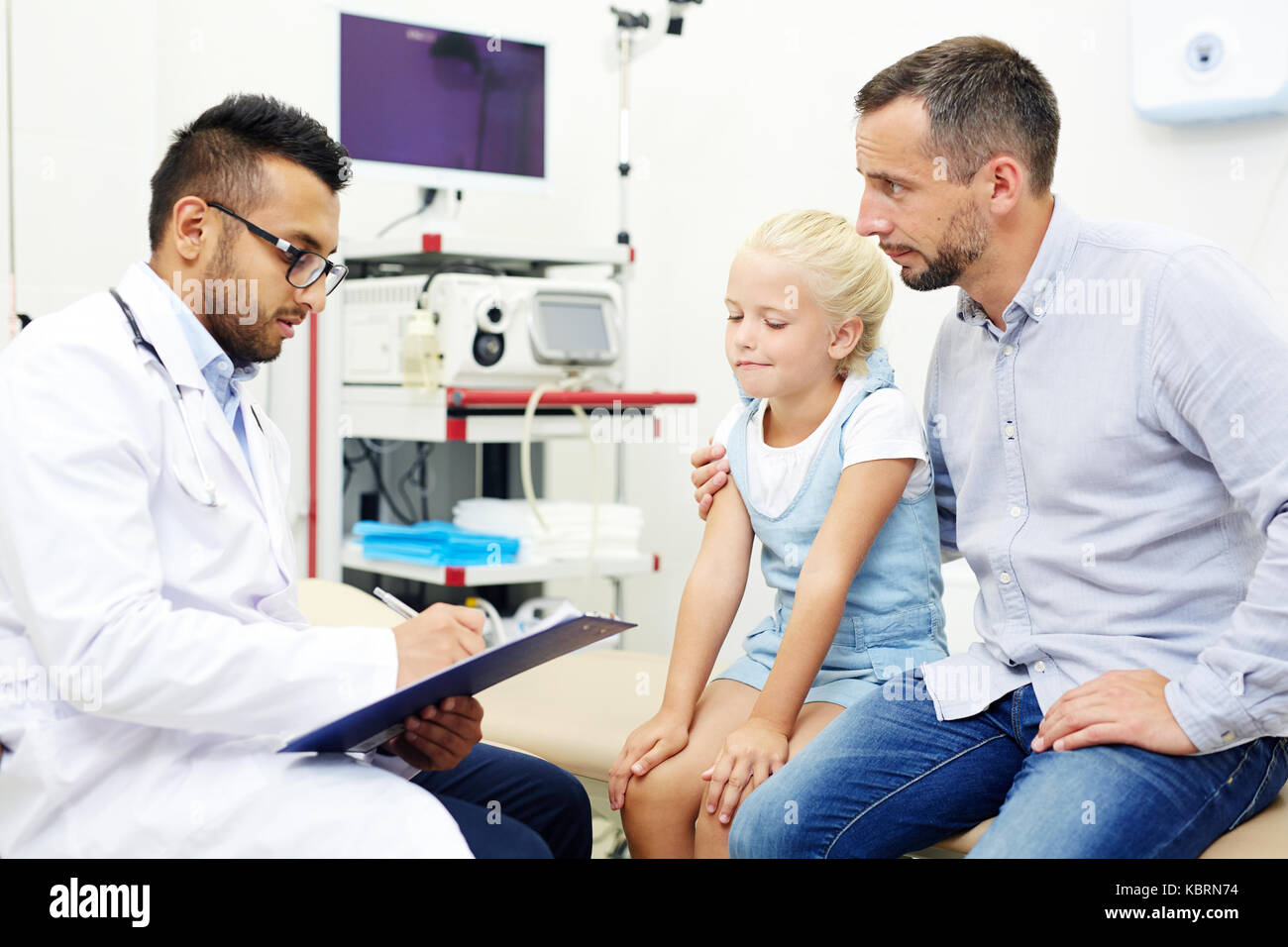 Appointment at Pediatrician Office Stock Photo - Alamy