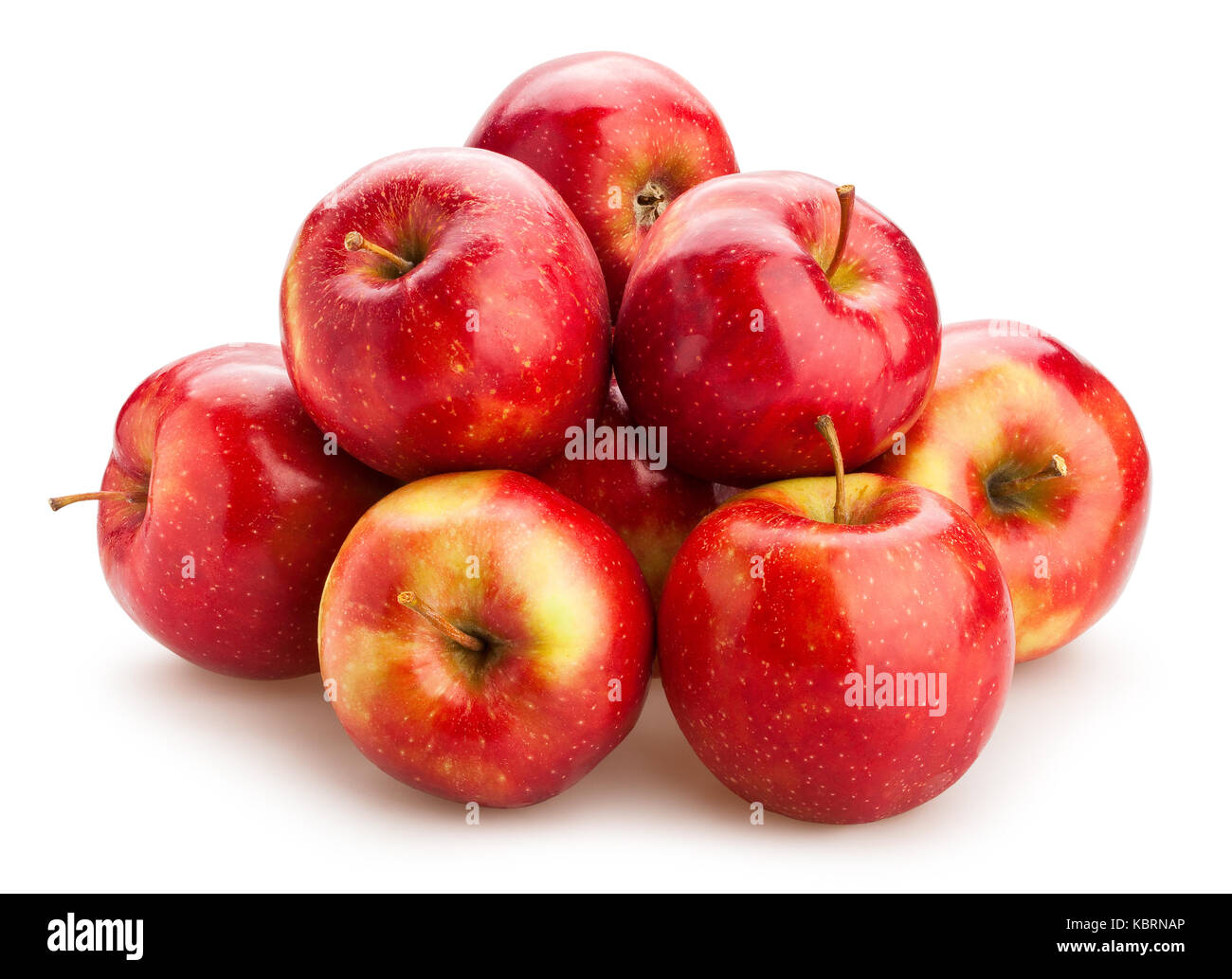 red apple path isolated Stock Photo - Alamy