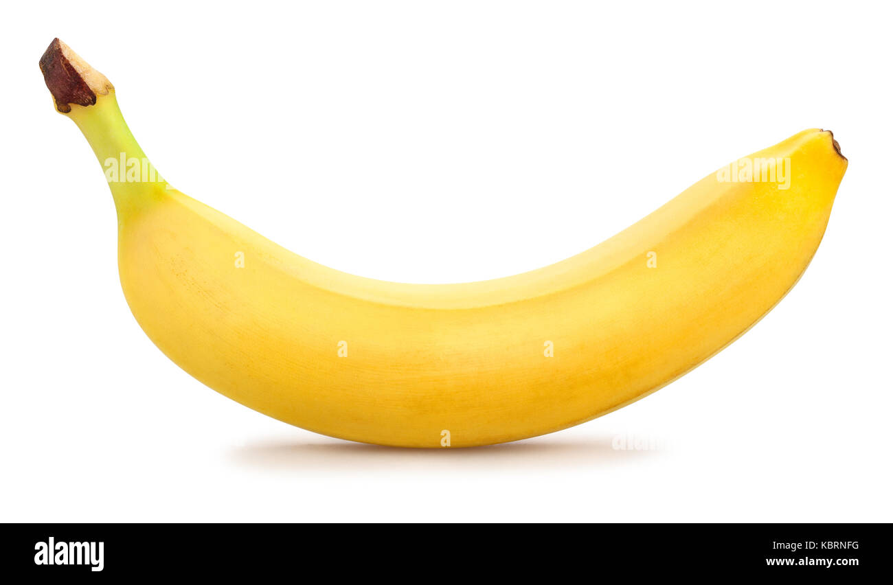 banana path isolated Stock Photo - Alamy
