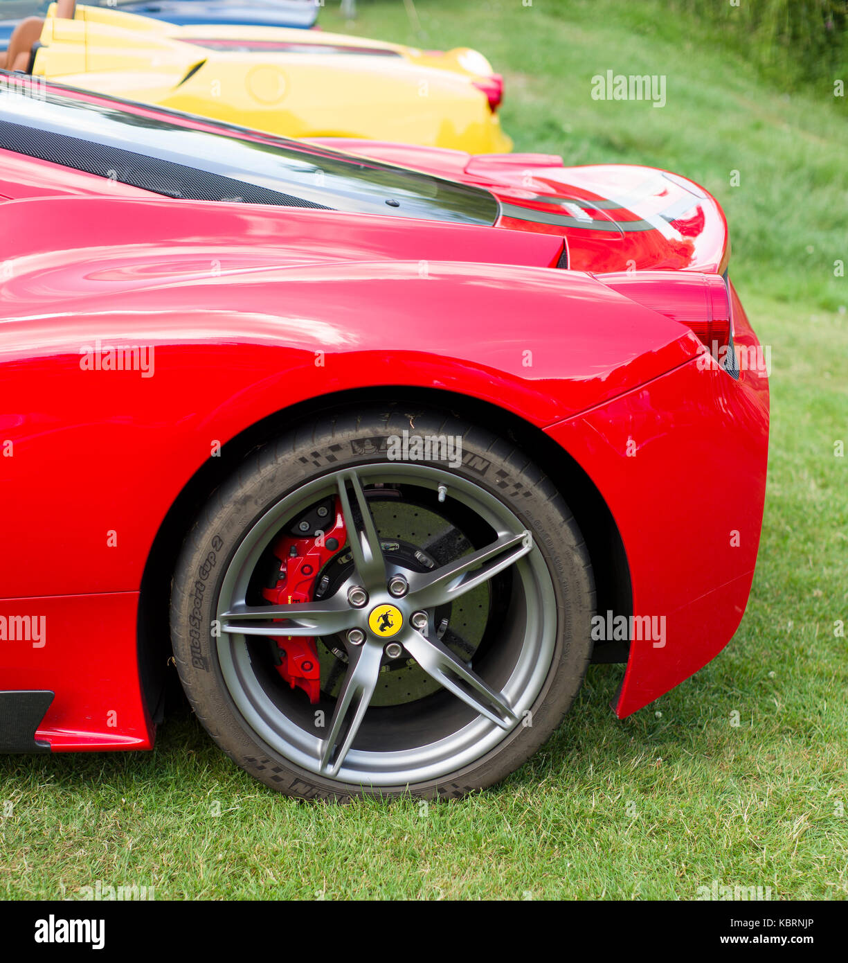Ferrari classic cars Stock Photo - Alamy