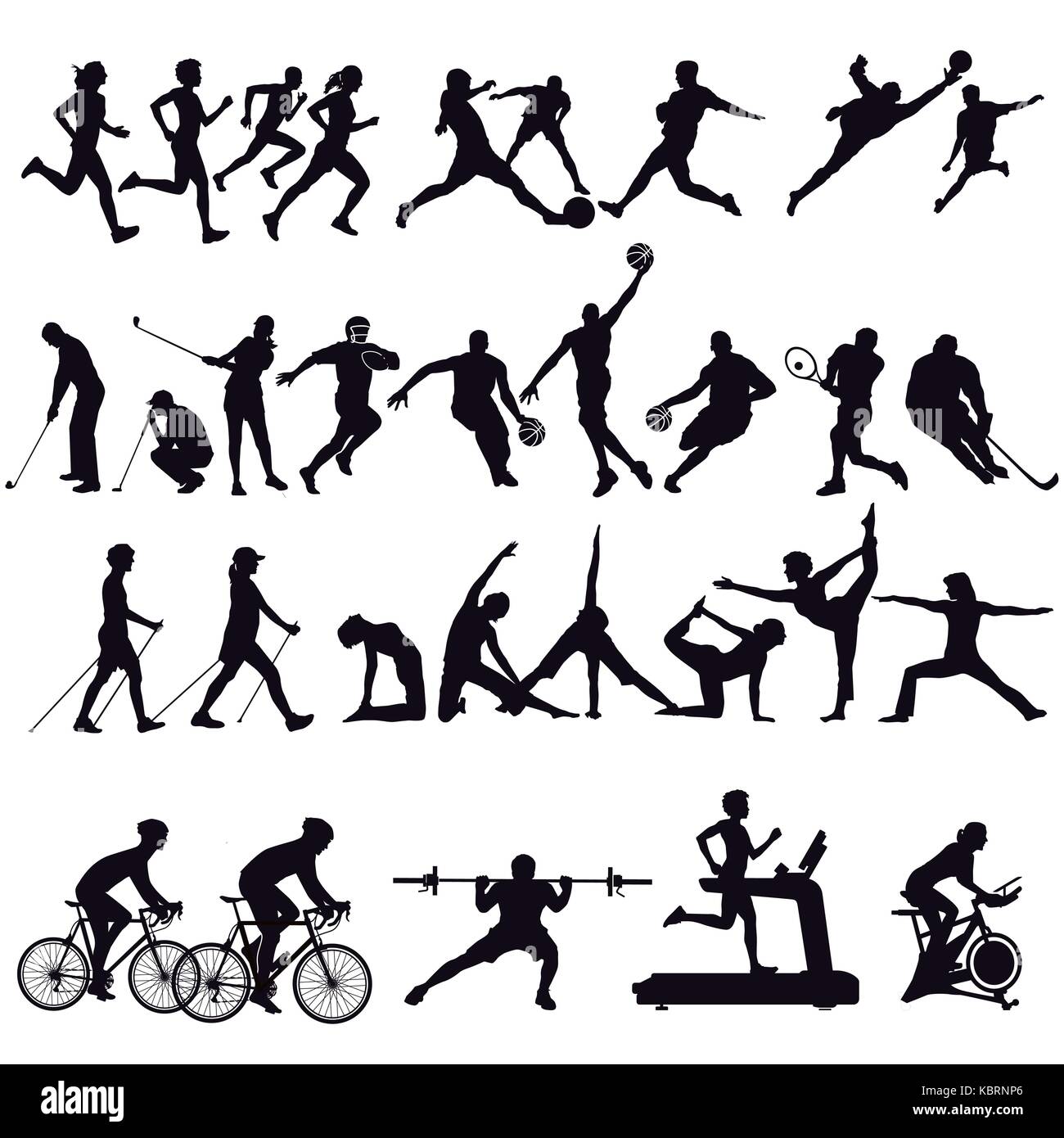 Sport athletics Stock Vector Images - Alamy