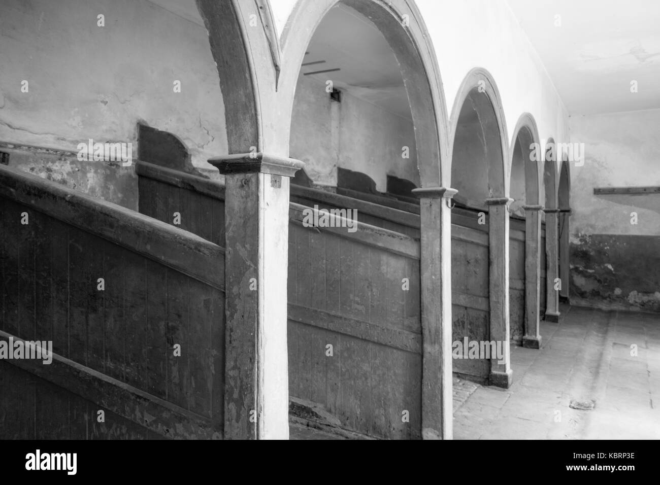 Stable block in english country house Stock Photo - Alamy