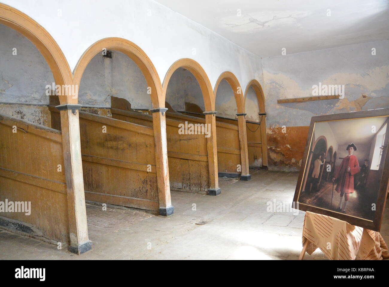 Stable block in english country house Stock Photo - Alamy
