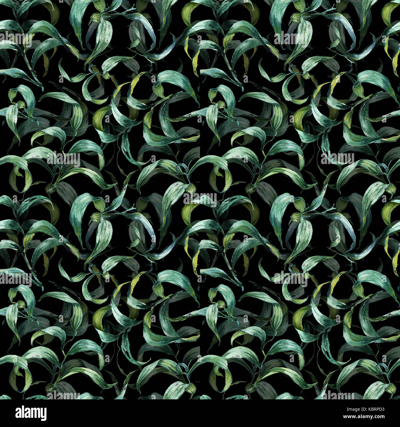 Seamless repeating fern pattern background hi-res stock photography and ...