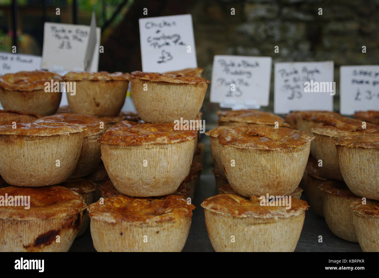 Pies selling hi-res stock photography and images - Alamy