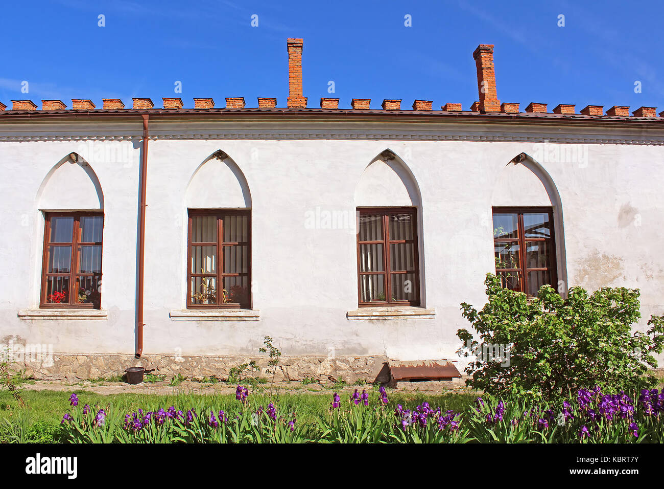 Part of Medzhybizh castle, Ukraine. Medzhybizh Castle, built as a ...