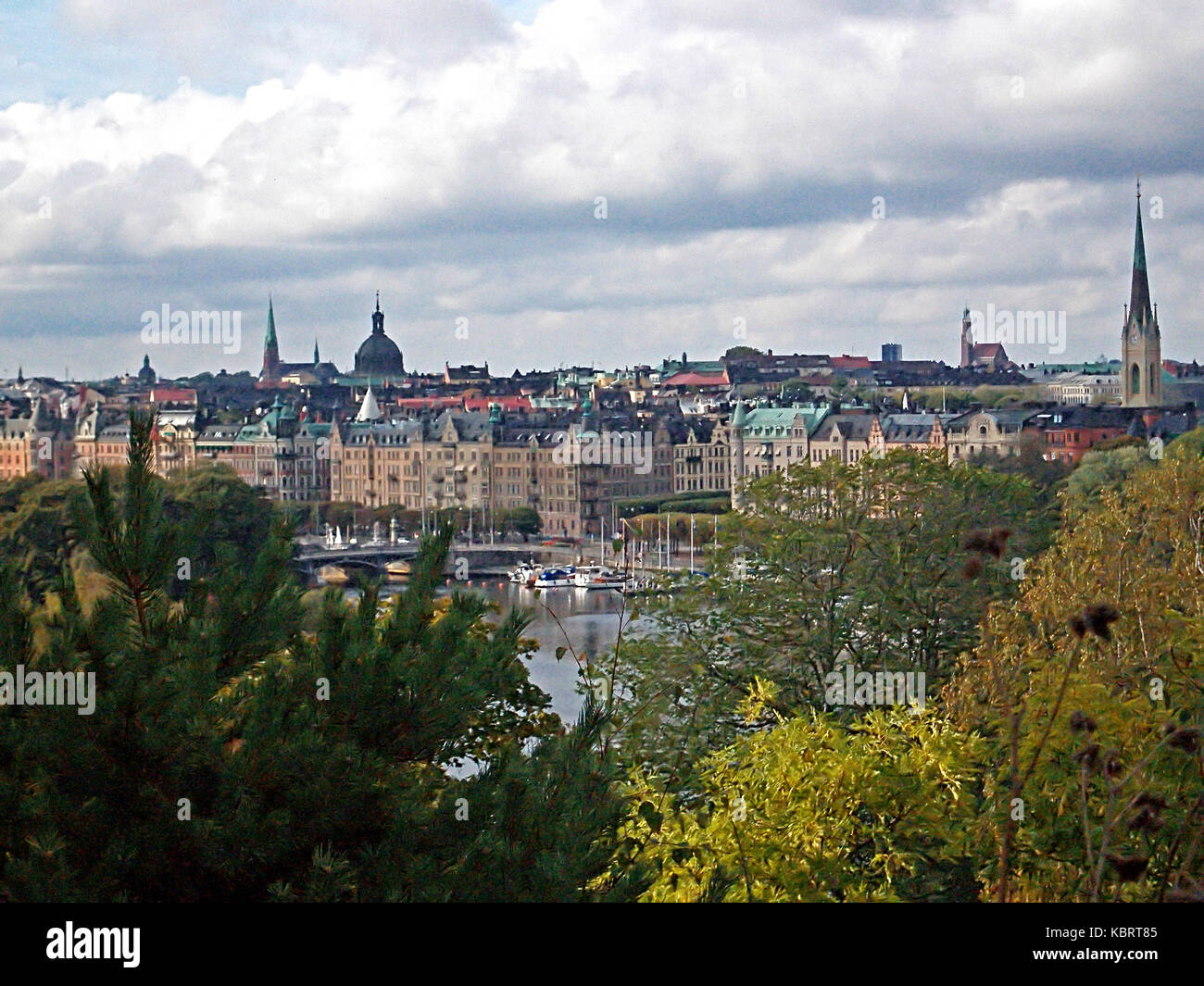 View of Stockholm from Skansen, Sweden Stock Photo - Alamy