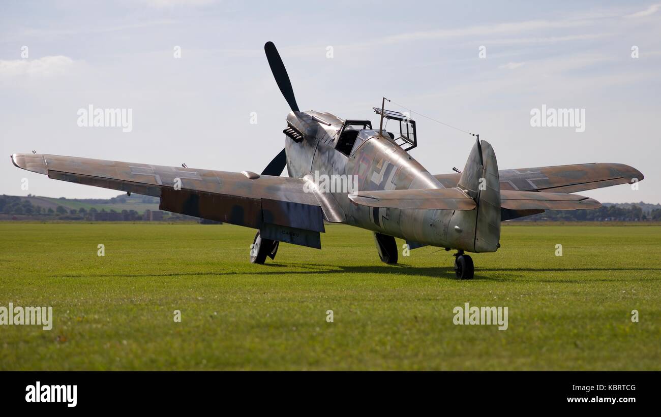 Hispano HA-1112 Buchon from the Aircraft Restoration Company on static ...