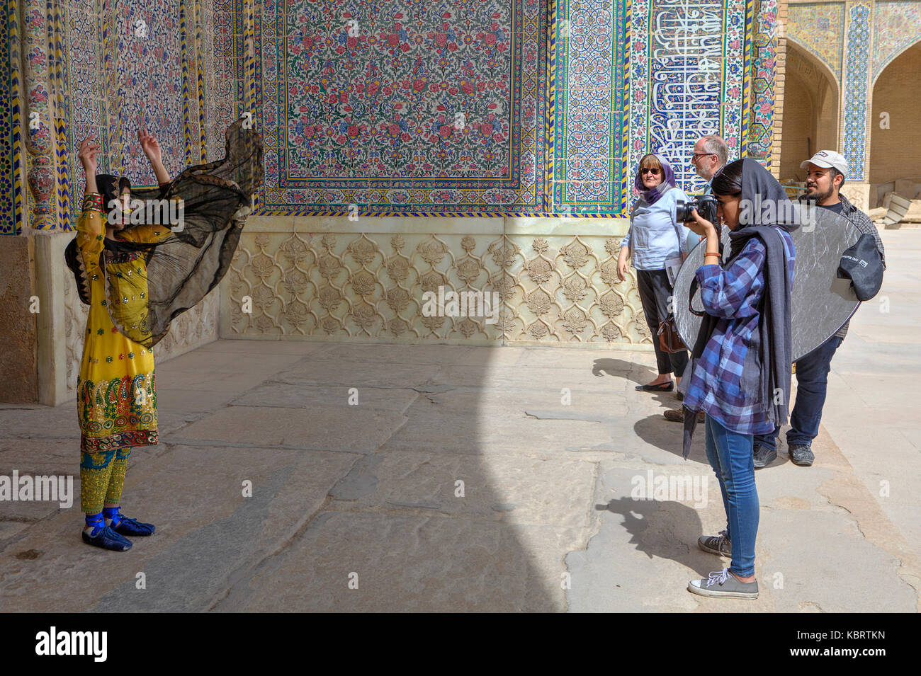 Fars Province Shiraz Iran 19 April 2017 A Photo Shoot In The Open
