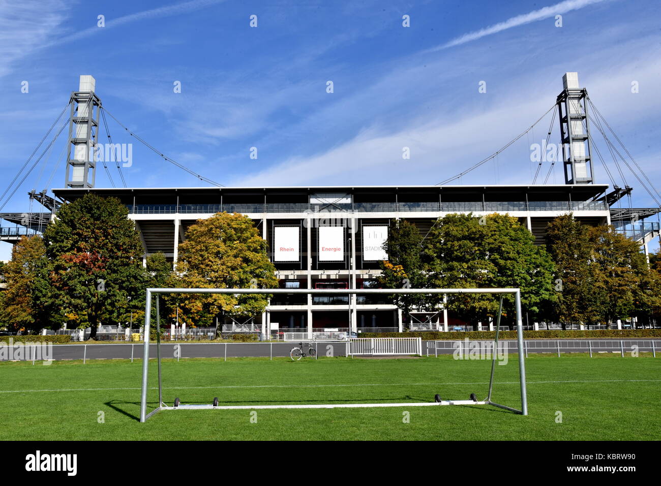 The Rhein-Energy Stadium pictured from the outside in Cologne, Germany ...