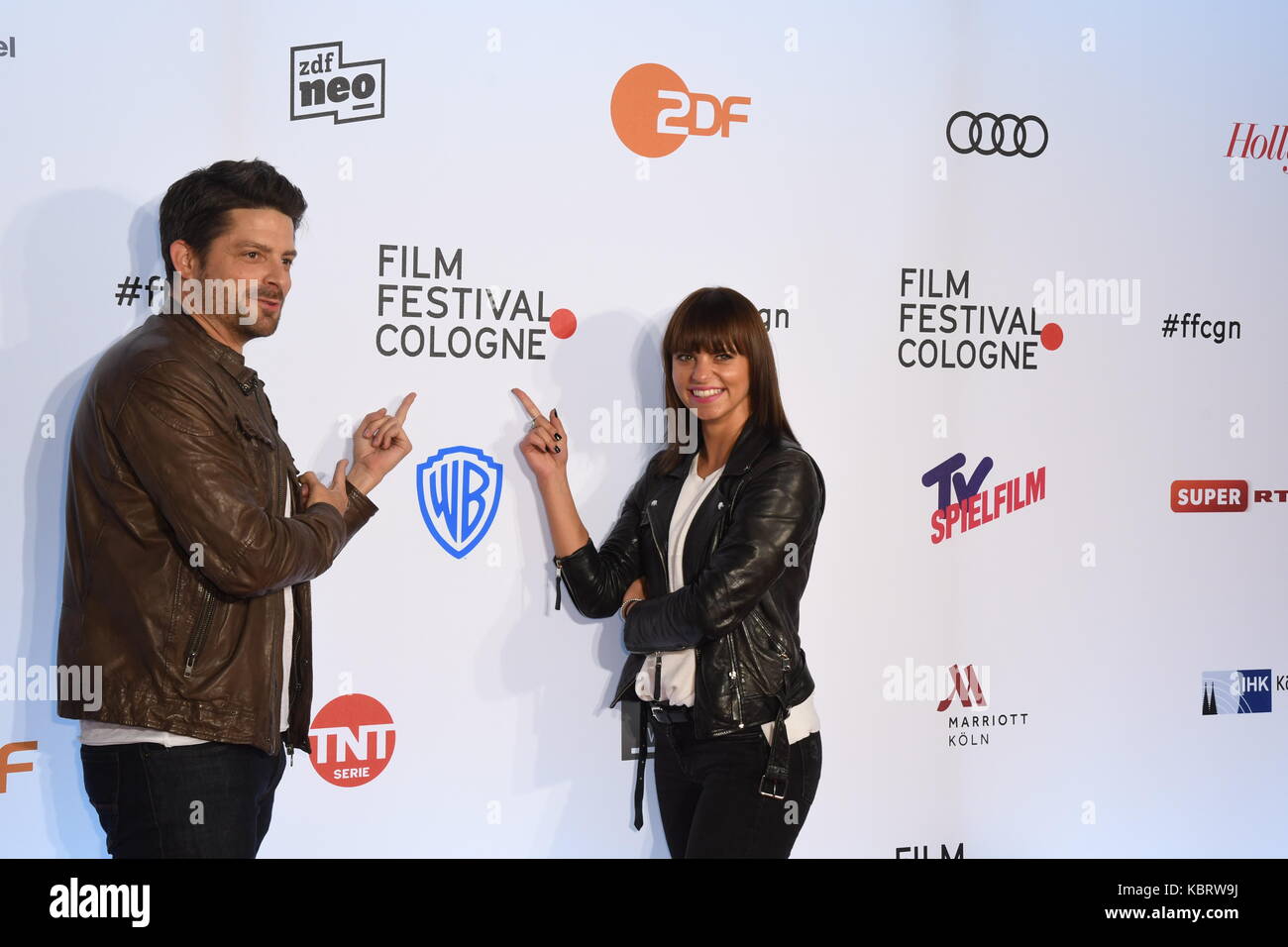 Actors Daniel Buder and Franziska Benz arrive for the opening of the ...