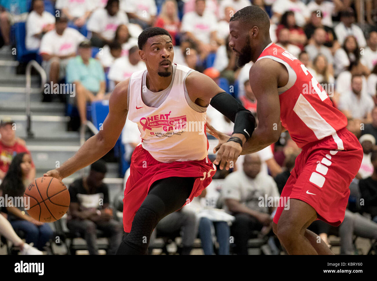 Boca Raton, Florida, USA. 30th Sep, 2017. Miami Heat Jordan Mickey ...