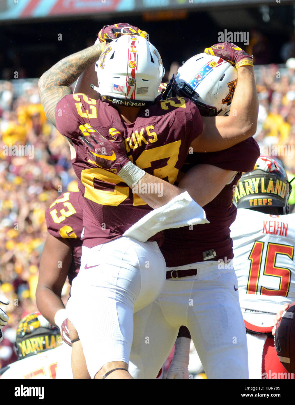 Minneapolis, Minnesota, USA. 30th Sep, 2017. Minnesota running back ...