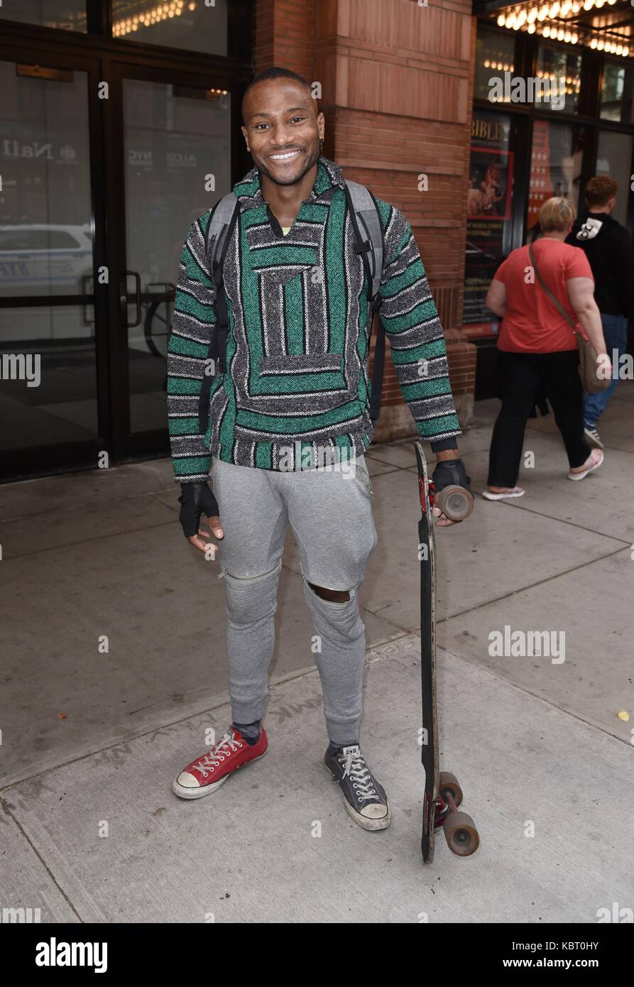 New York, NY, USA. 30th Sep, 2017. Jimmy Brooks, seen at his play A ...