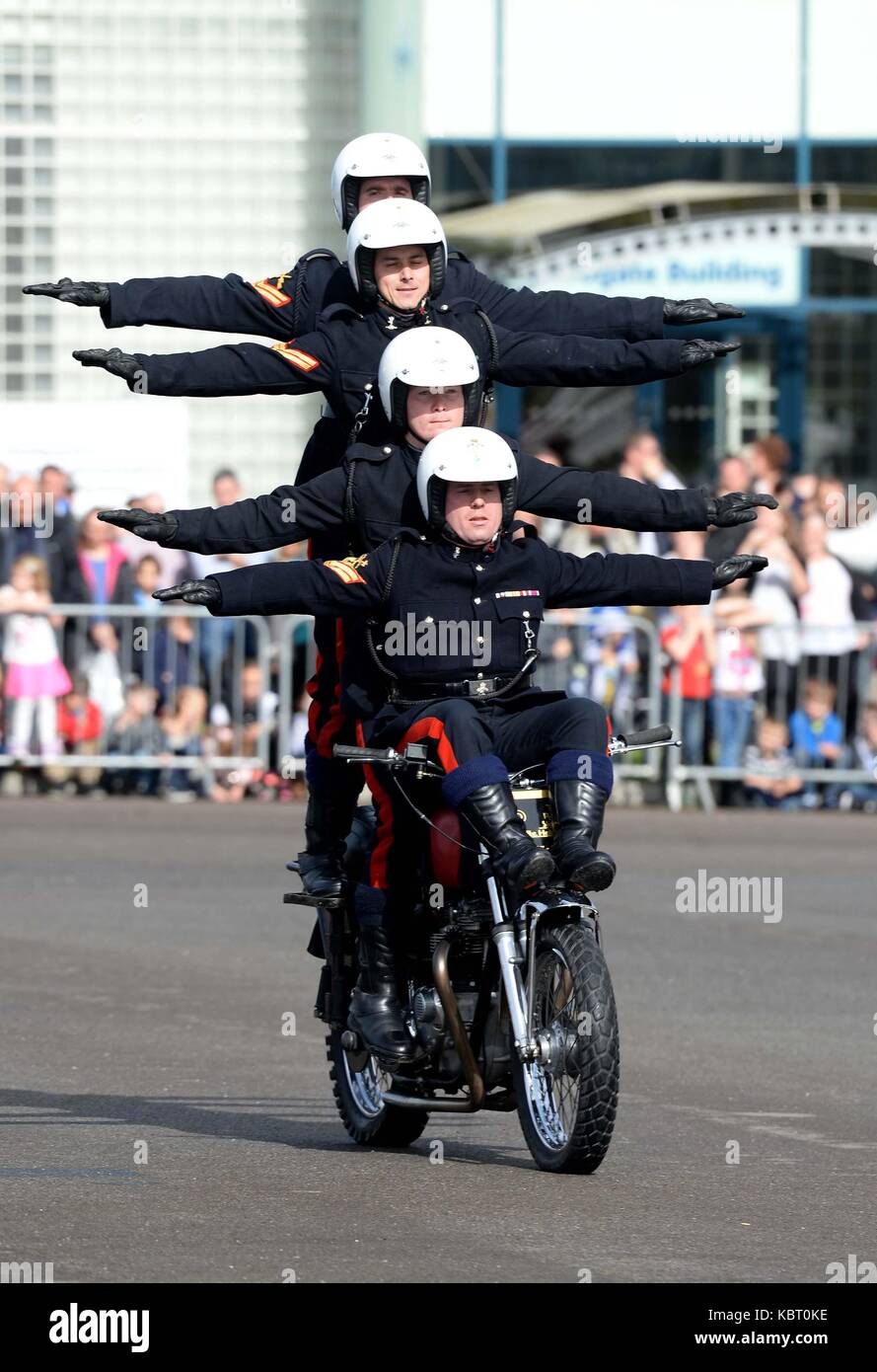 Blandford Camp, Dorset, UK, 30th September, 2017. Royal Signals White ...