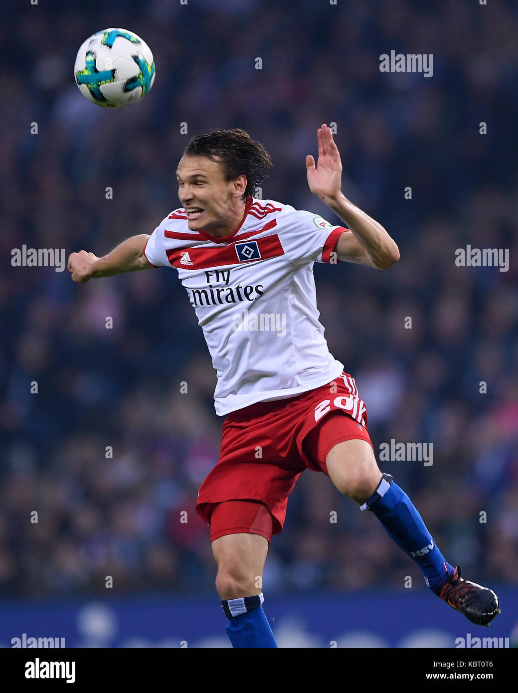 Hamburg, Deutschland. 30th Sep, 2017. Albin Ekdal (HSV Hamburg Hamburg ...