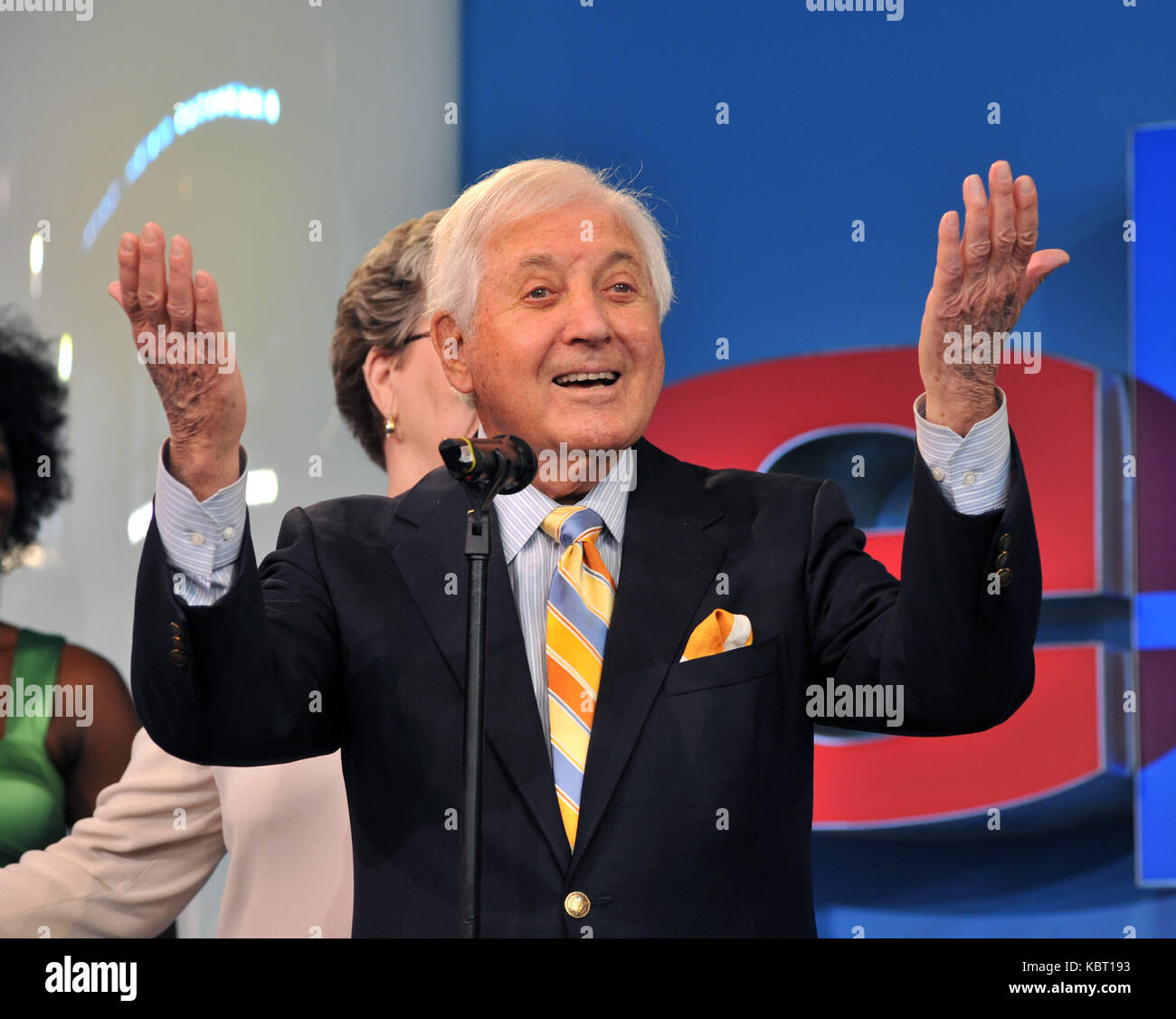 Monty Hall pictured at eBay's "Let's Make A Daily Deal" game show at ...