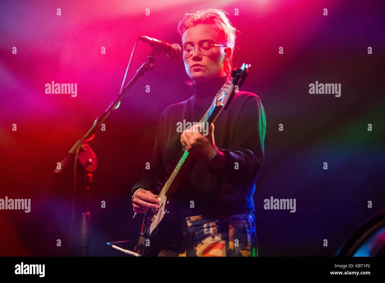 Milan Italy. 30 September 2017. The English singer-songwriter ANNABEL ...