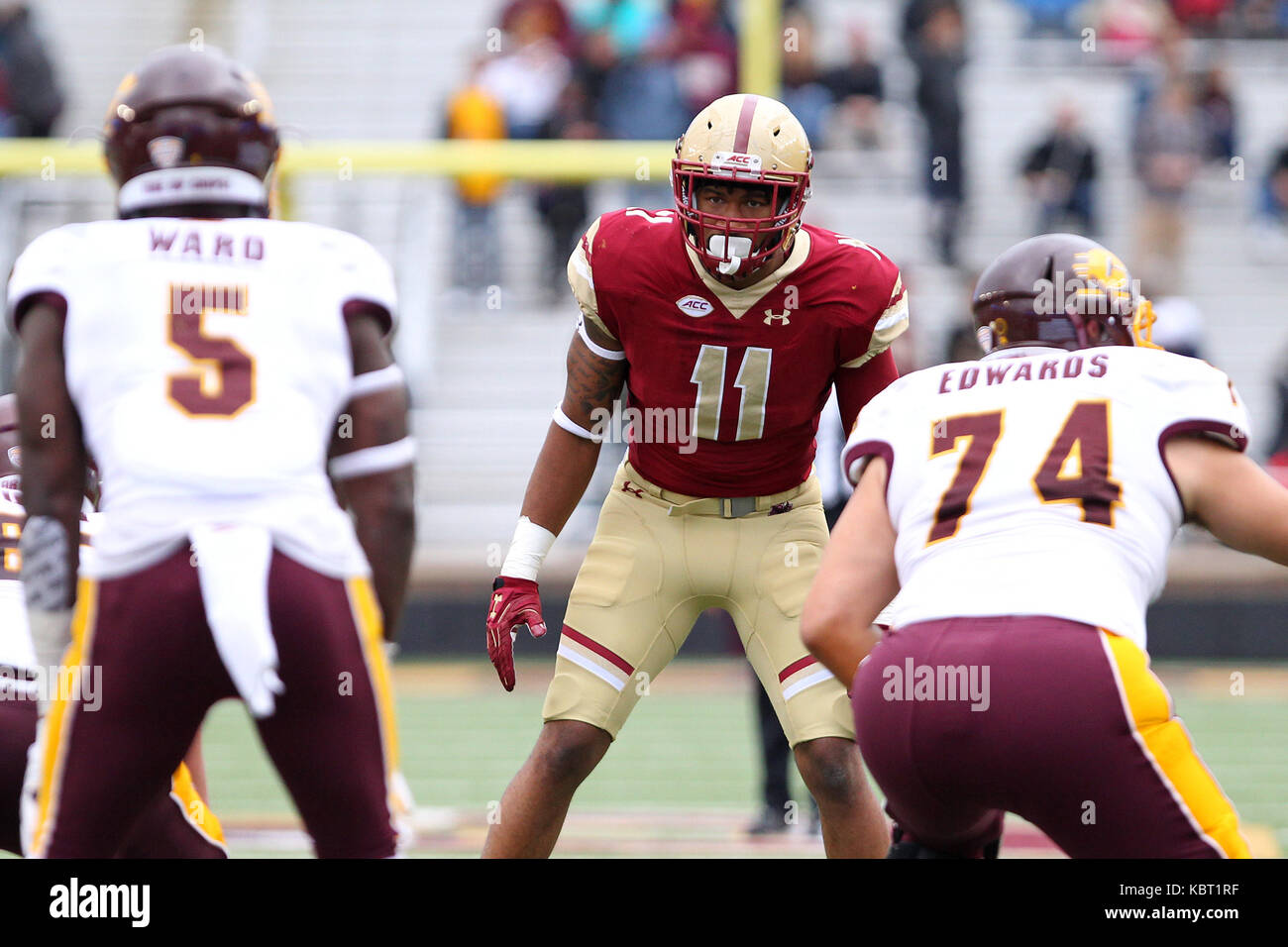 Alumni Stadium. 30th Sep, 2017. MA, USA; Boston College Eagles ...