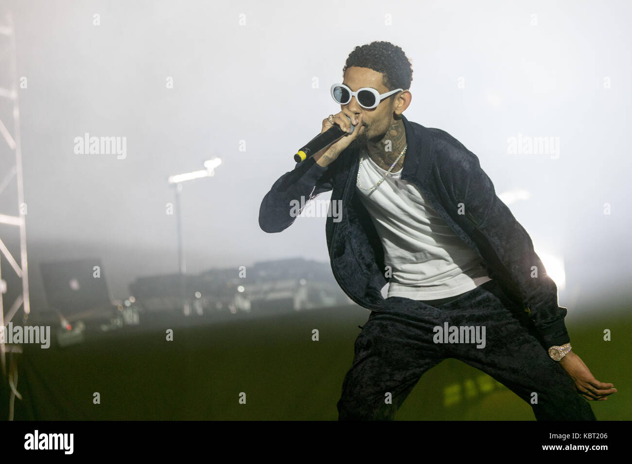 Chicago, Illinois, USA. 29th Sep, 2017. Rapper PNB ROCK (RAKIM ALLEN ...