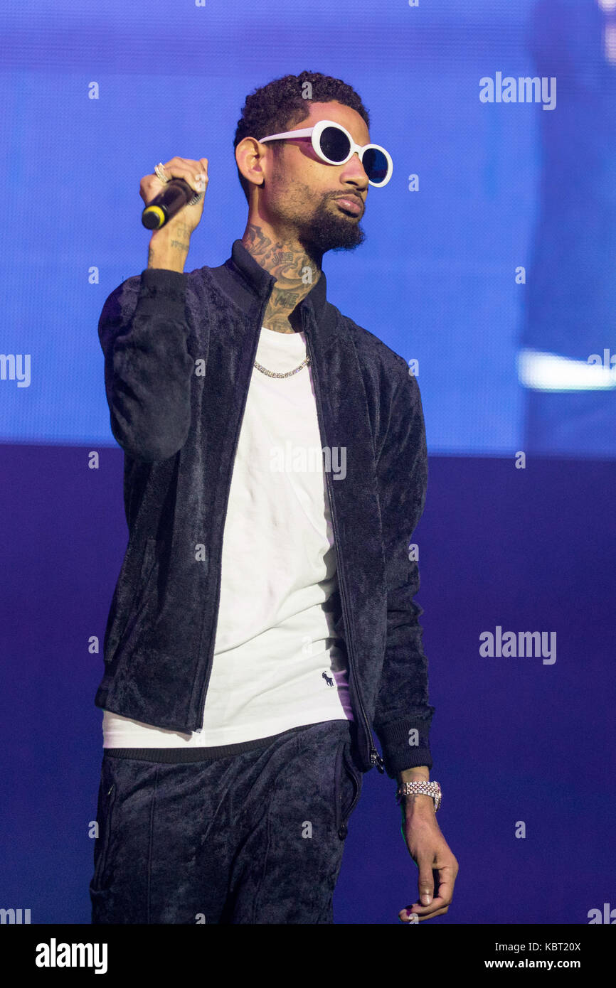 Chicago, Illinois, USA. 29th Sep, 2017. Rapper PNB ROCK (RAKIM ALLEN ...