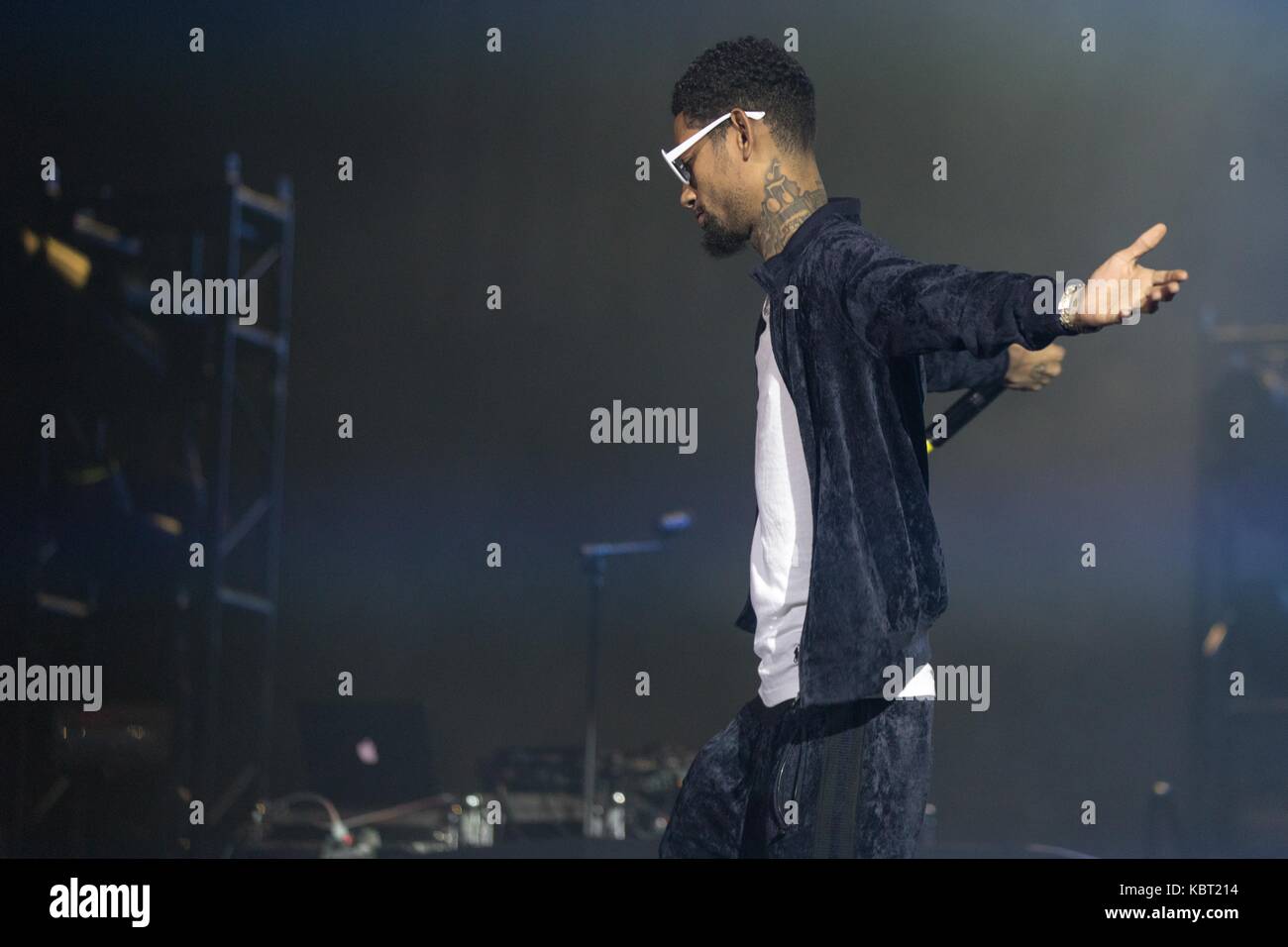 Chicago, Illinois, USA. 29th Sep, 2017. Rapper PNB ROCK (RAKIM ALLEN ...