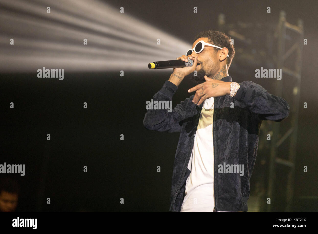 Chicago, Illinois, USA. 29th Sep, 2017. Rapper PNB ROCK (RAKIM ALLEN ...