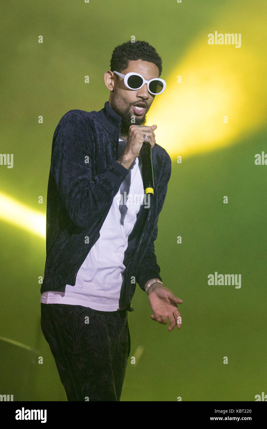 Chicago, Illinois, USA. 29th Sep, 2017. Rapper PNB ROCK (RAKIM ALLEN ...