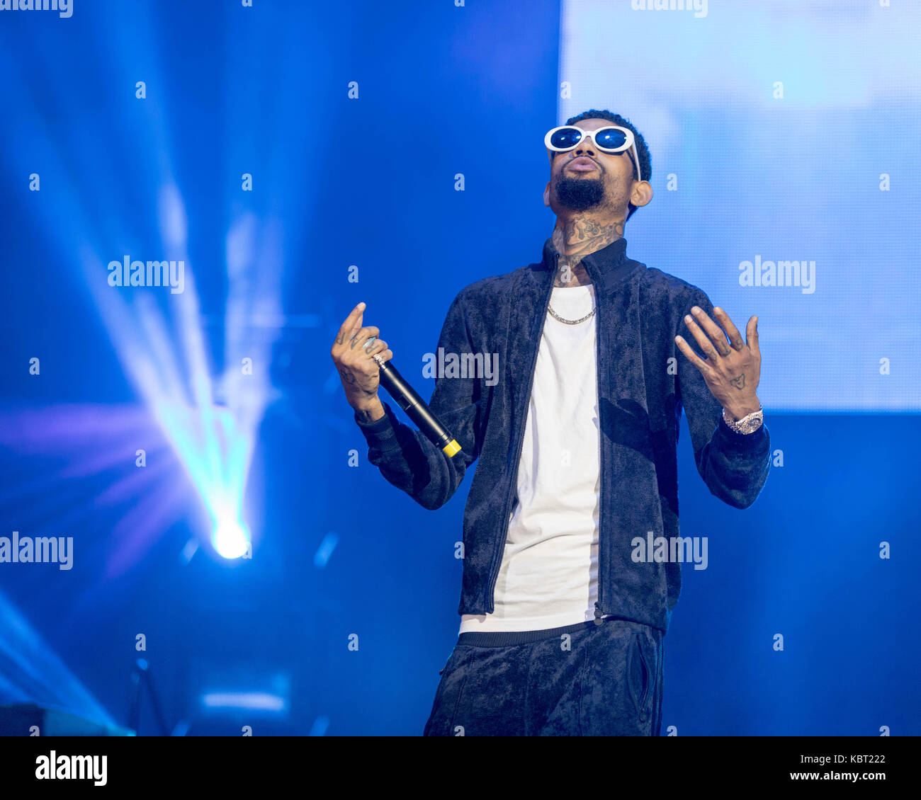 Chicago, Illinois, USA. 29th Sep, 2017. Rapper PNB ROCK (RAKIM ALLEN ...