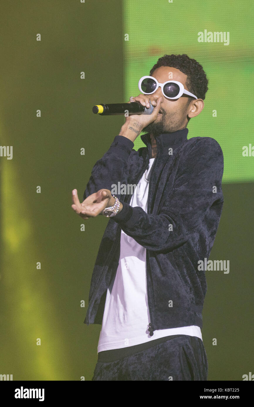 Chicago, Illinois, USA. 29th Sep, 2017. Rapper PNB ROCK (RAKIM ALLEN ...