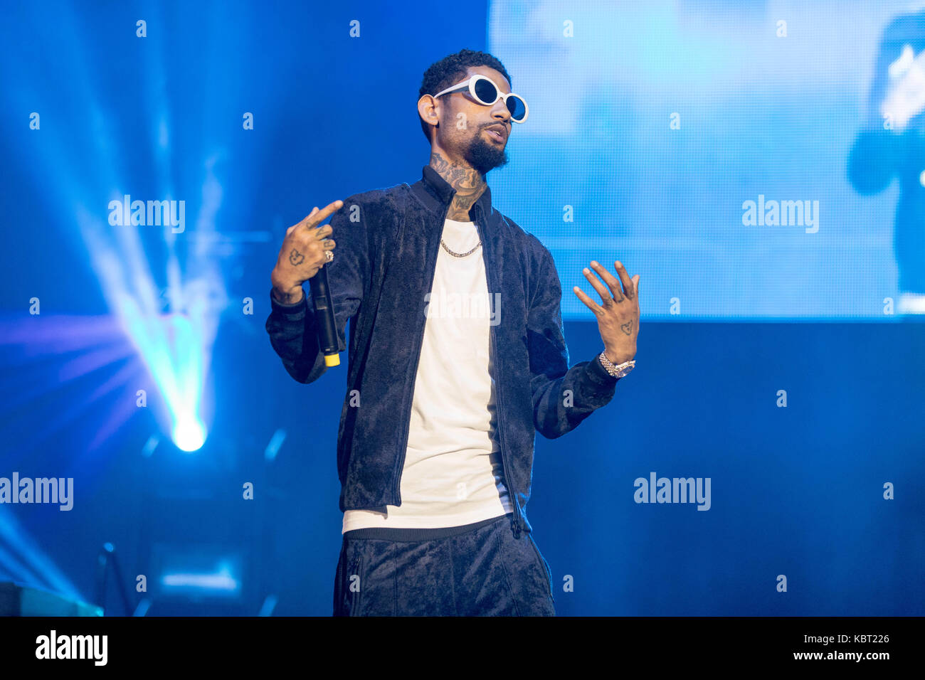Chicago, Illinois, USA. 29th Sep, 2017. Rapper PNB ROCK (RAKIM ALLEN ...