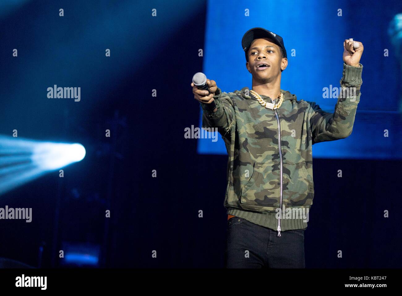 Chicago, Illinois, USA. 29th Sep, 2017. Rapper A BOOGIE WITH DA HOODIE ...