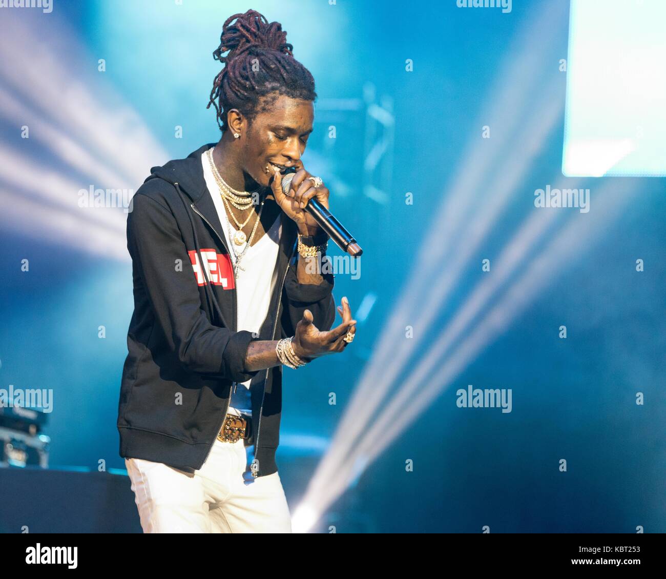 Chicago, Illinois, USA. 29th Sep, 2017. Rapper YOUNG THUG (JEFFERY ...
