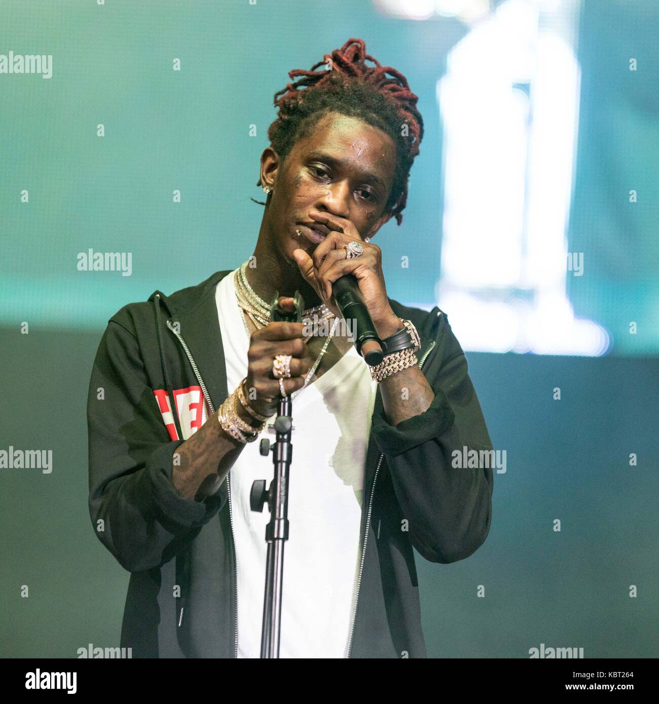 Chicago, Illinois, USA. 29th Sep, 2017. Rapper YOUNG THUG (JEFFERY ...