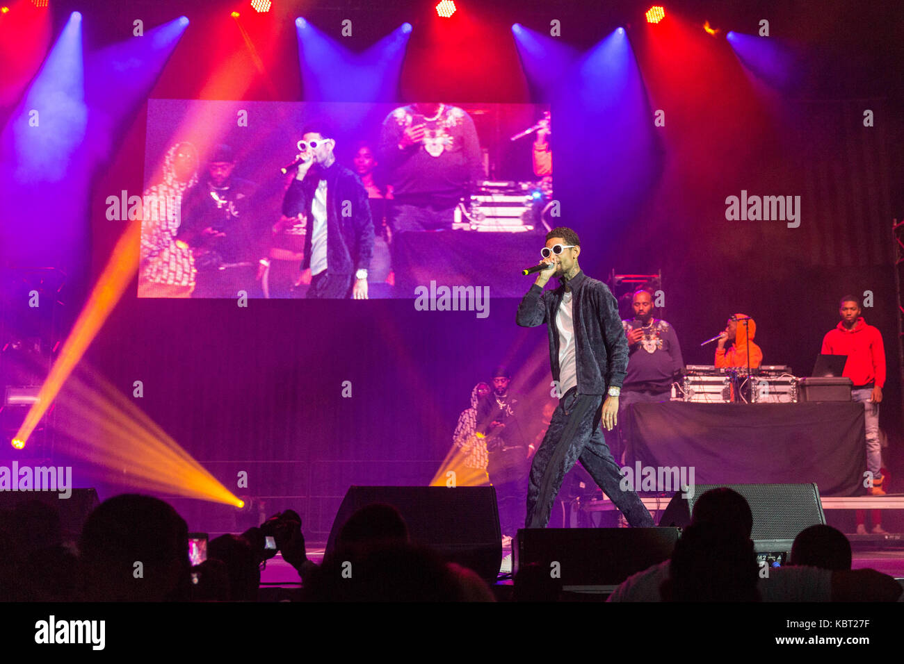 Chicago, Illinois, USA. 29th Sep, 2017. Rapper PNB ROCK (RAKIM ALLEN ...