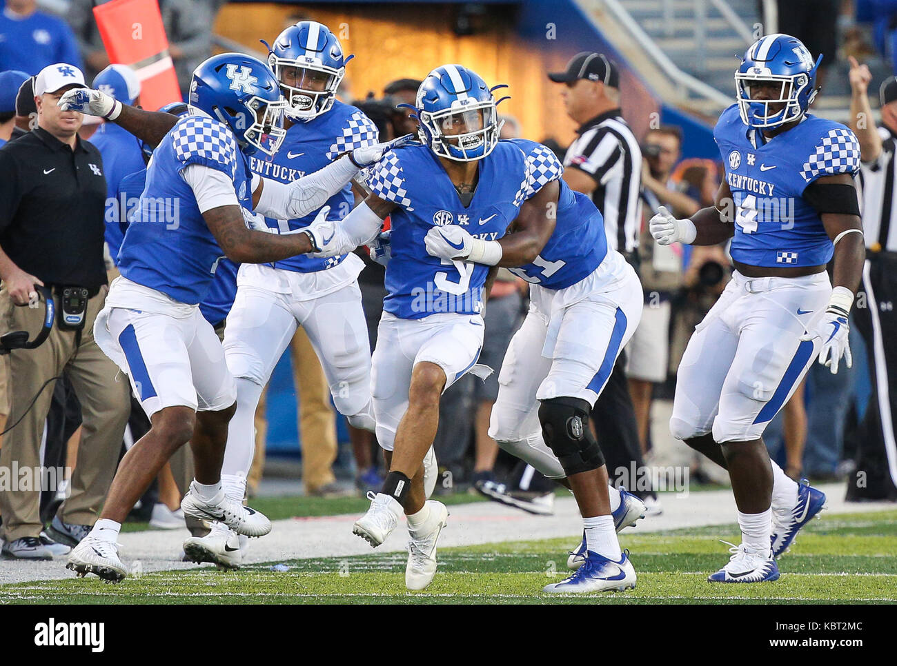 Lexington, KY, USA. 30th Sep, 2017. Kentucky's Kendall Randolph #5 ...