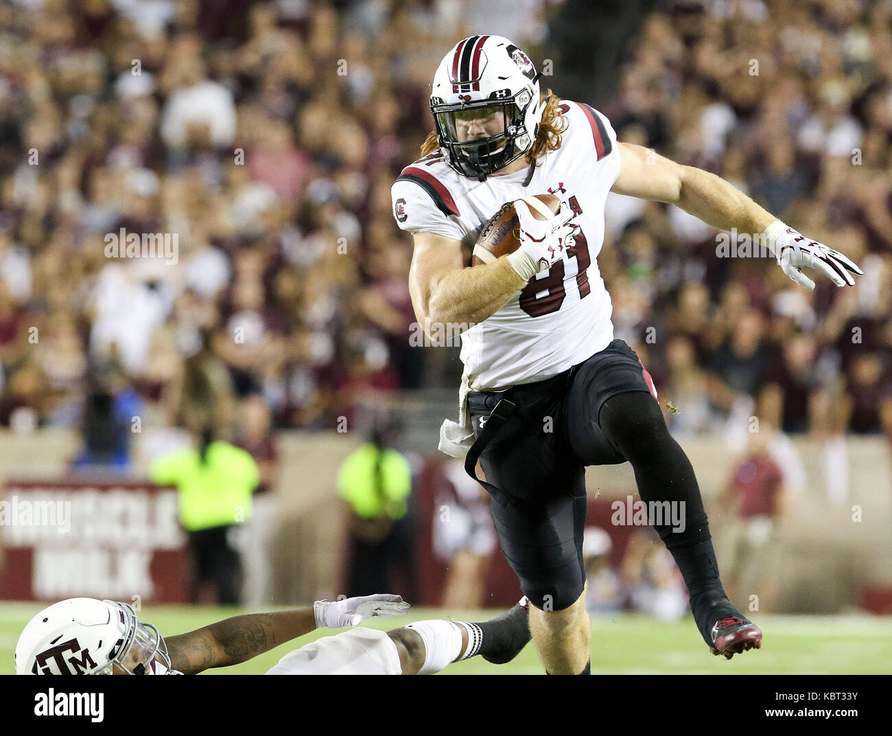September 30, 2017: South Carolina Gamecocks tight end Hayden Hurst (81 ...