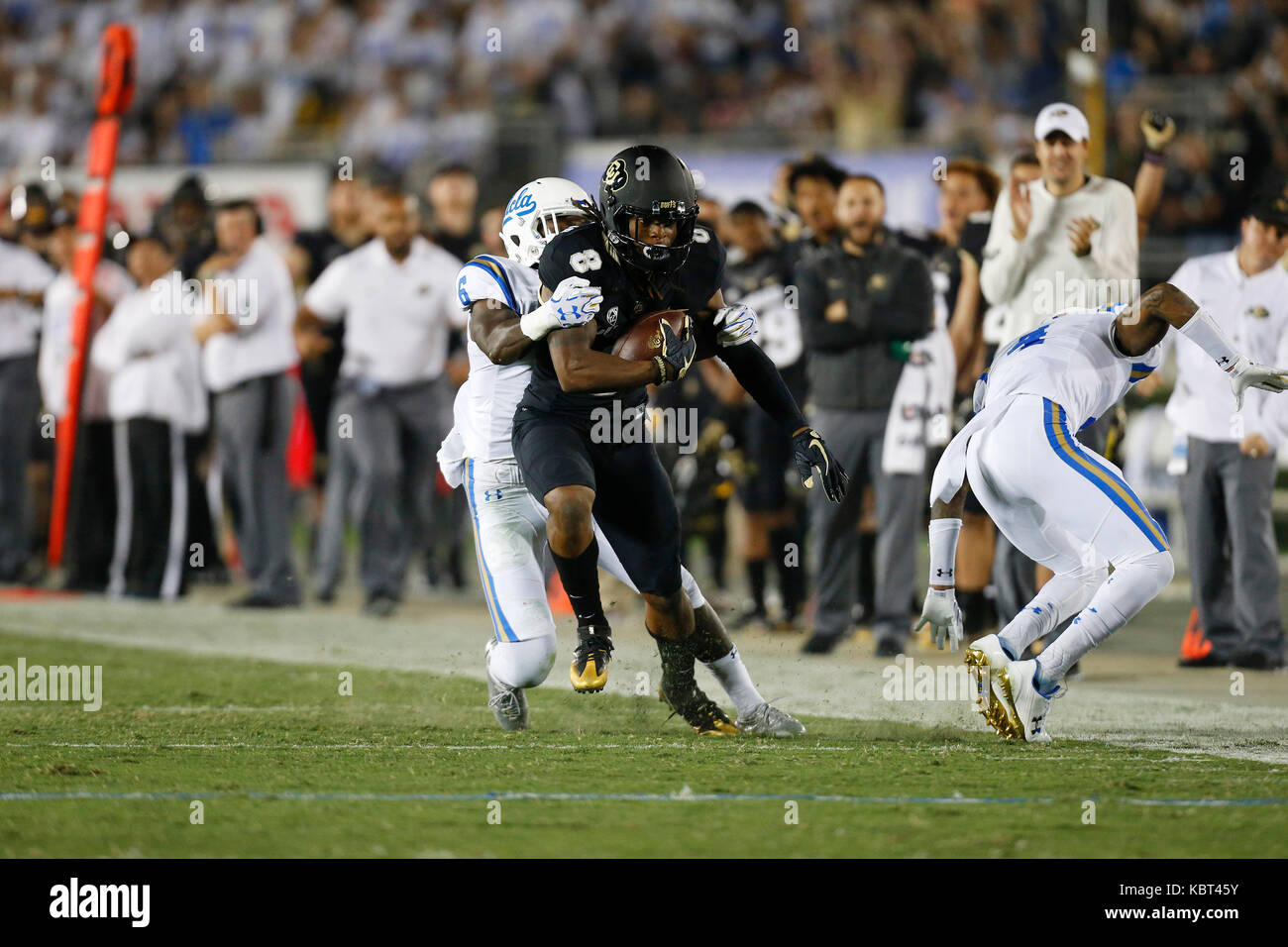 September 30, 2017 Colorado Buffaloes running back Alex Fontenot #8 ...