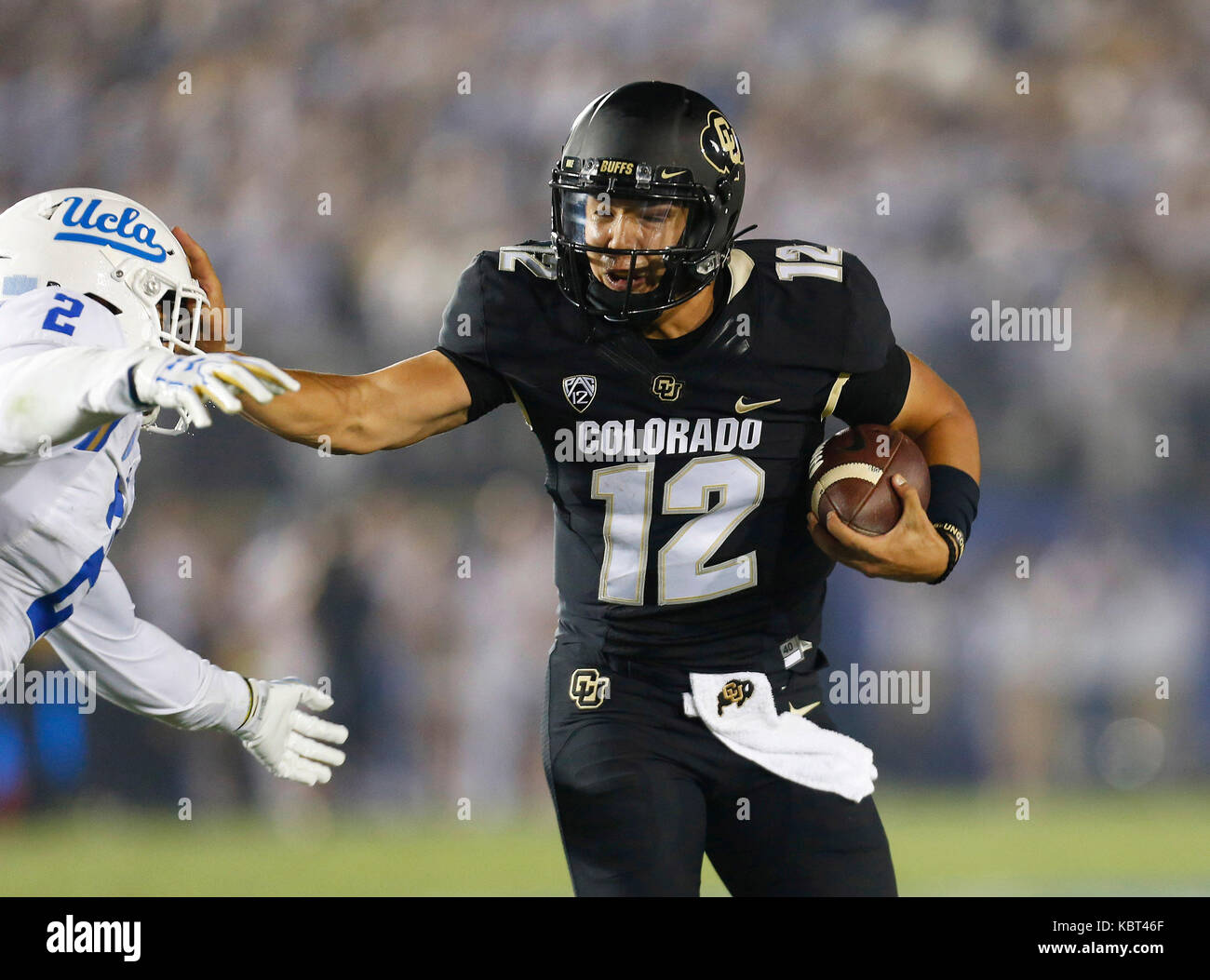 September 30, 2017 Colorado Buffaloes quarterback Steven Montez #12 ...