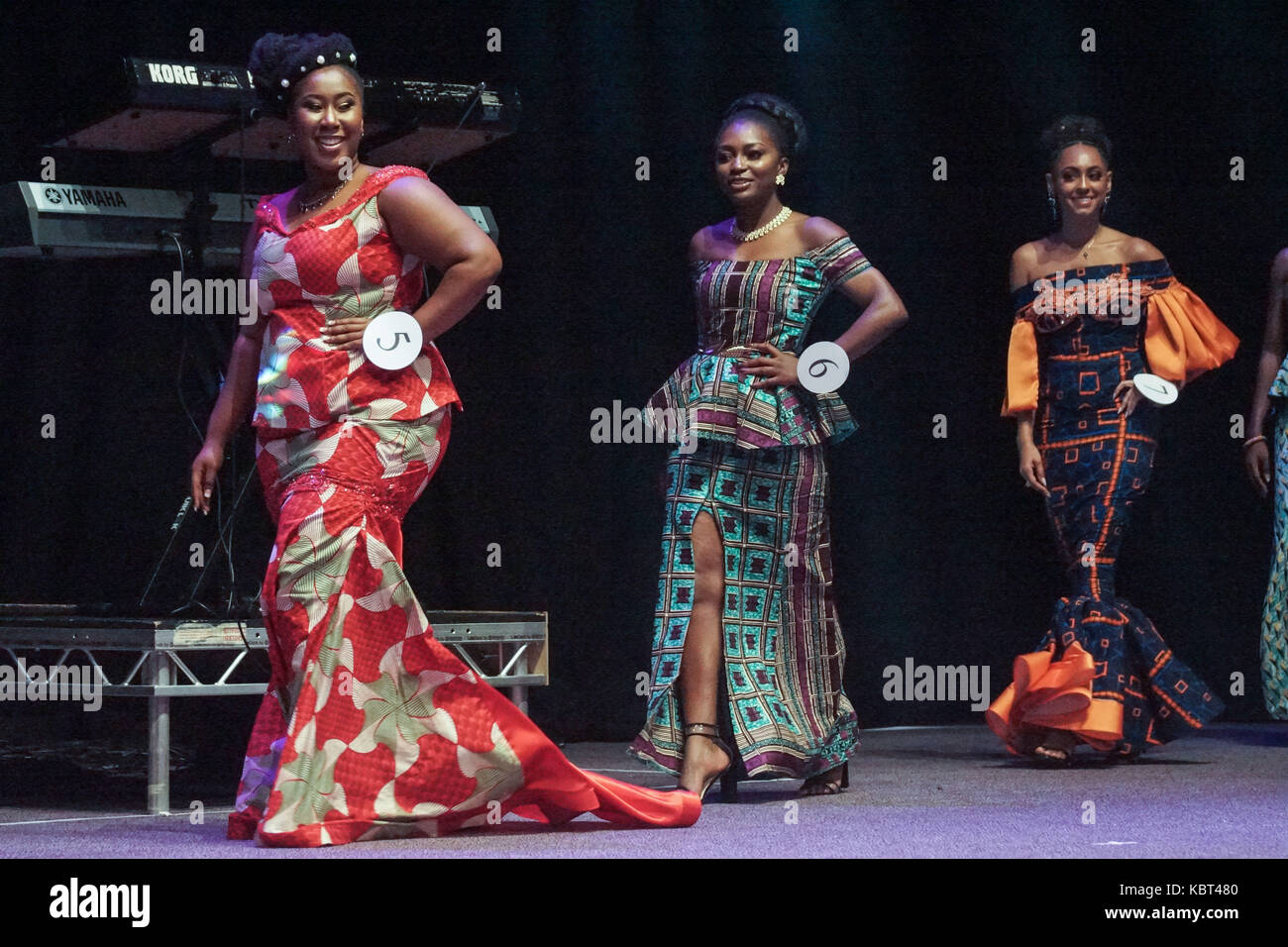 London, UK. 30 September 2017. London, England. Contestants parade ...