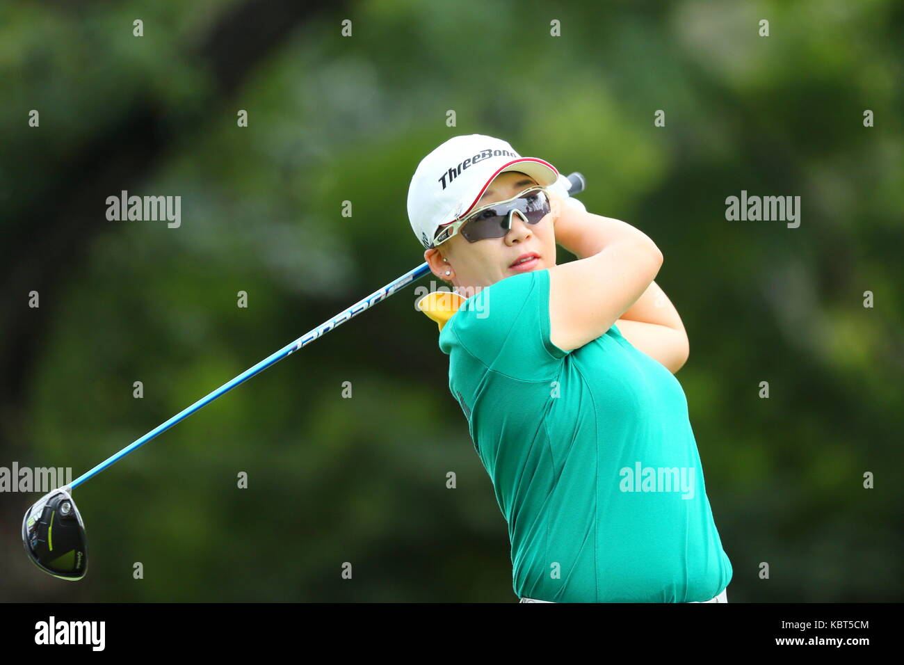 Abiko Golf Club, Chiba, Japan. 30th Sep, 2017. Jiyai Shin (KOR ...