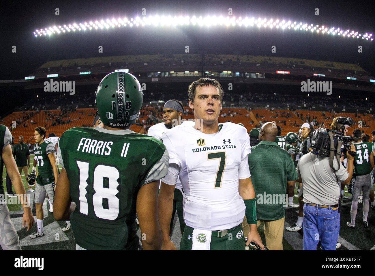 September 30, 2017 - Colorado State Rams quarterback Nick Stevens (7 ...