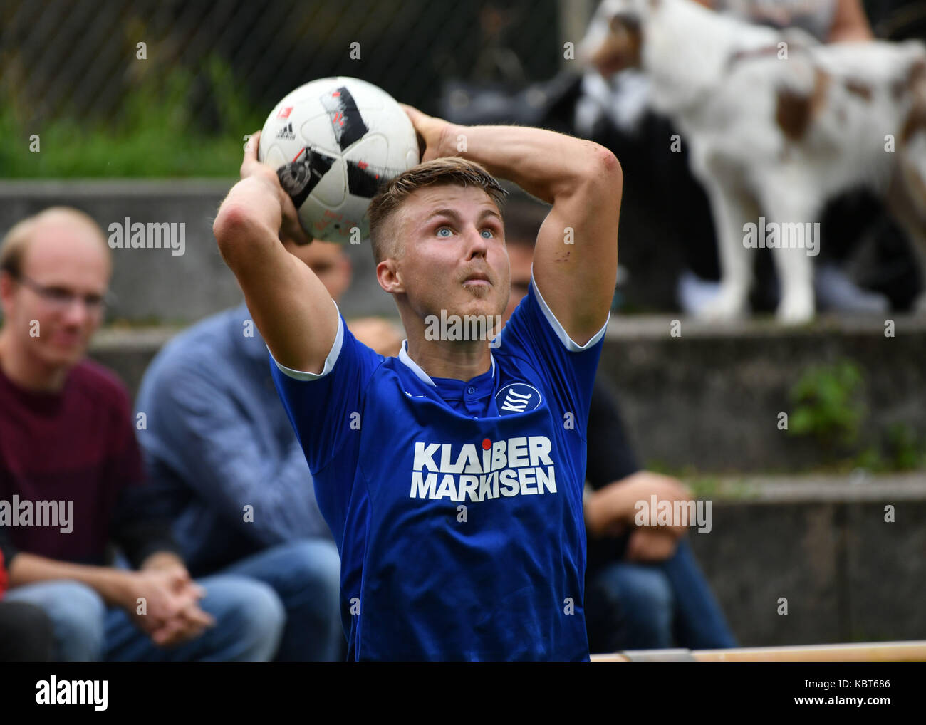 Karlsruhe, Deutschland. 30th Sep, 2017. Marco Thiede (KSC) GES ...