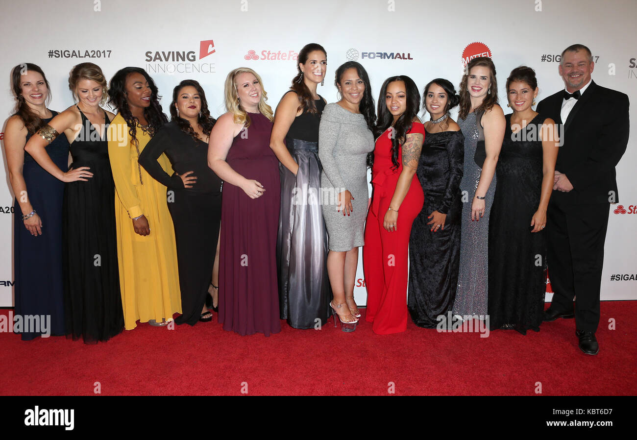 Hollywood, Ca. 30th Sep, 2017. Amber Davies, Alan Smith, Kim Biddle ...