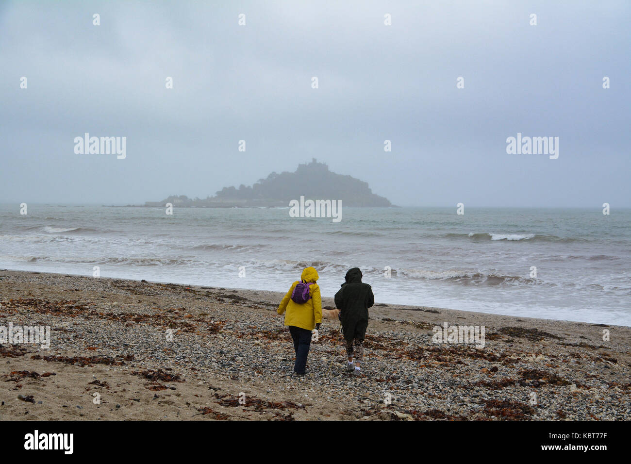Marazion, Cornwall, UK. 1st October 2017. UK Weather. The predicted ...