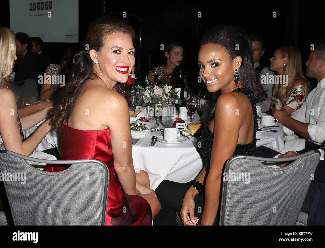 Hollywood, Ca. 30th Sep, 2017. Meagan Tandy, Kim Biddle, at The 6th ...