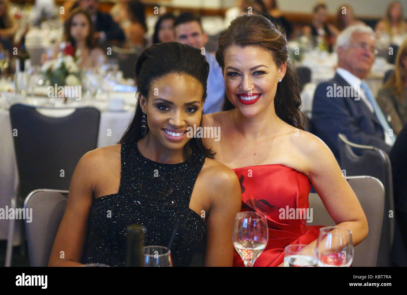 Hollywood, Ca. 30th Sep, 2017. Meagan Tandy, Kim Biddle, at The 6th ...